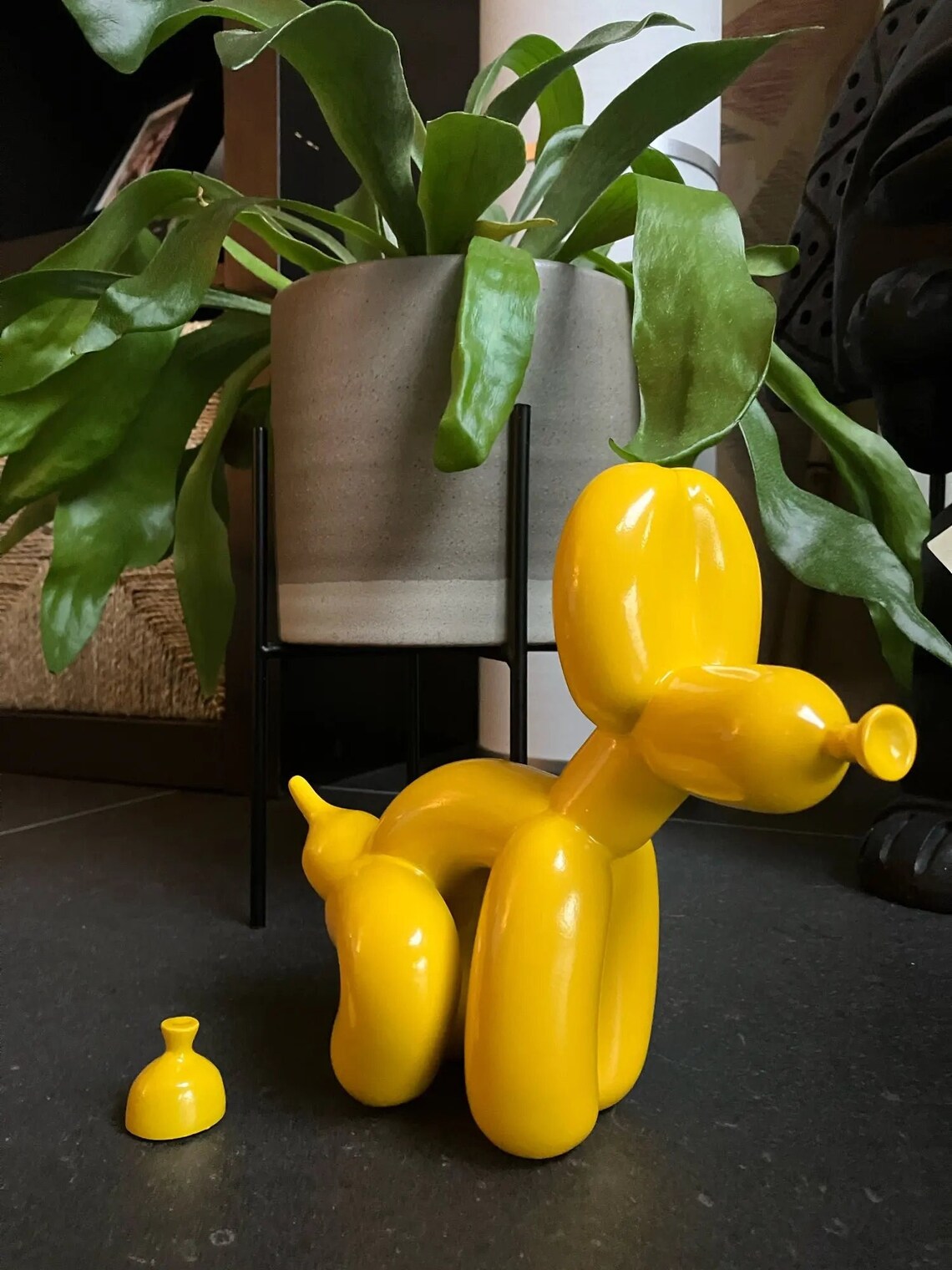 Balloon Dog Statue Pooping, Home Decor Dog Model, Dog Sculpture Balloon ...
