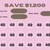 Printable Savings Tracker Fun 1,200 Budget Challenge, Money Saver Goal ...