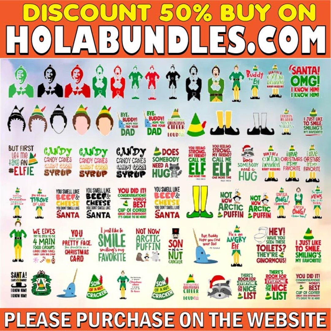 Buddy the Elf Svg Bundle Christmas Svg Xmas Svg Elf Svg - Etsy Australia