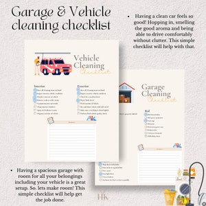 2024 Deep Cleaning Checklist Bundle Cleaning Planner Declutter ...