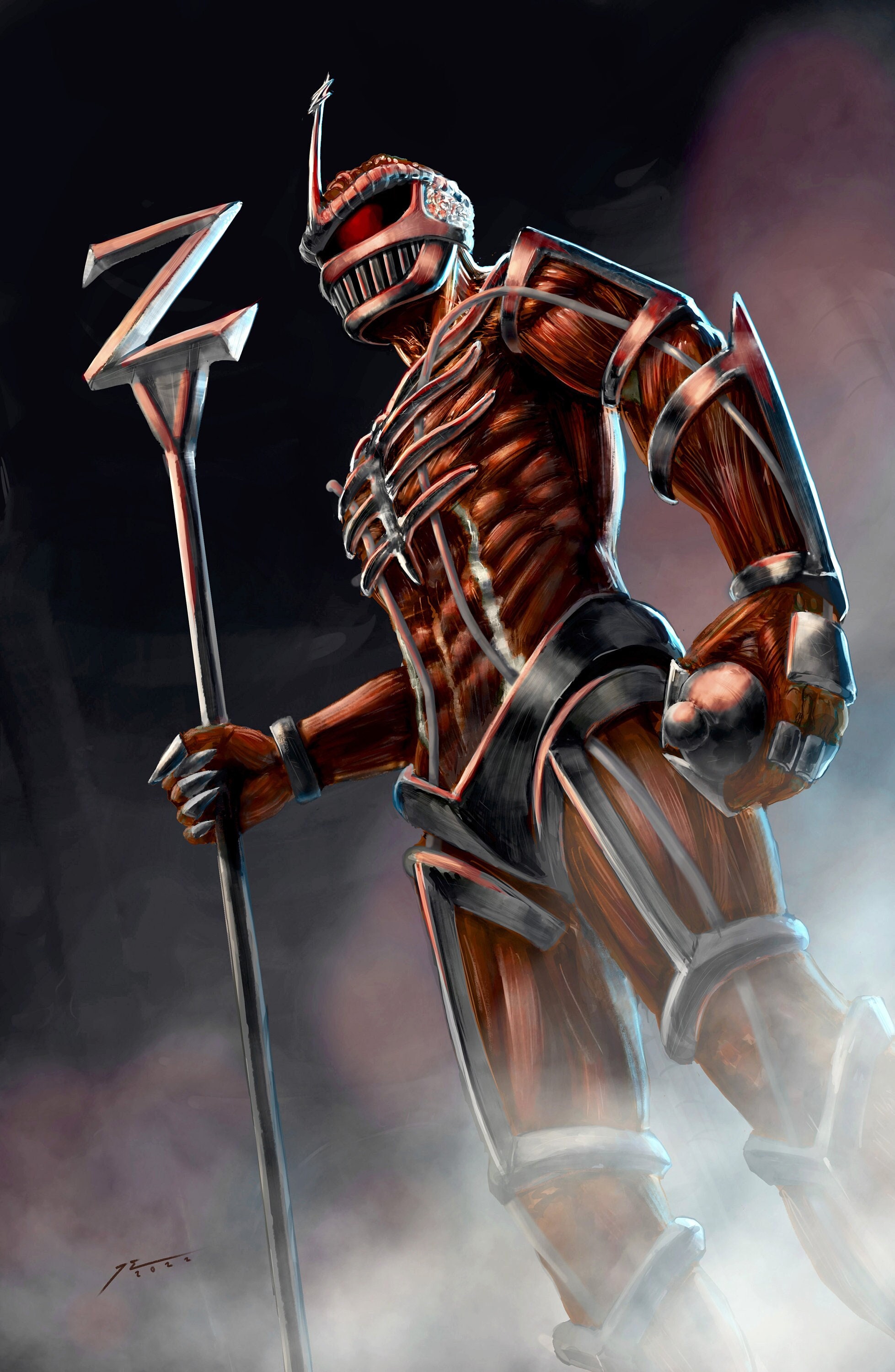 Lord Zedd - Mighty Morphin Power Rangers Villain - 11x17 Art Print - Etsy