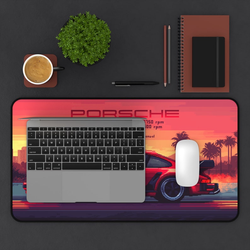 Retro Porsche 911 Turbo Deskmat - Etsy