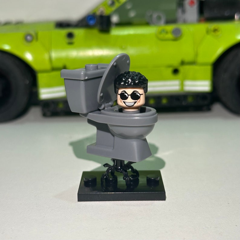 Building Blocks Skibidi Toilet Man Custom - Etsy