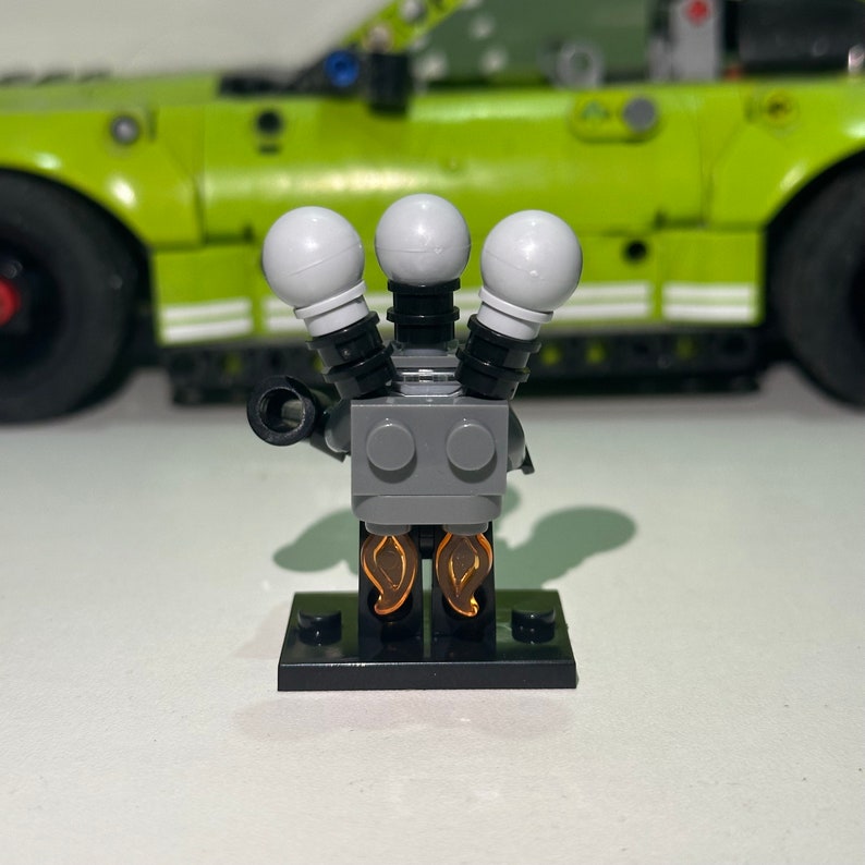 Building Blocks Skibidi Man Custom - Etsy