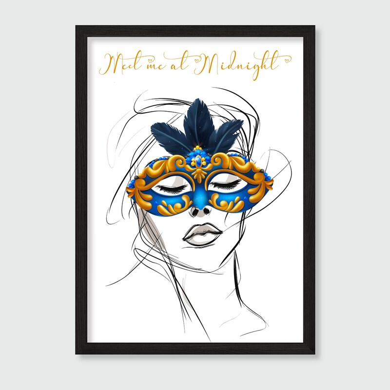 New Years Eve Mask - Etsy