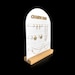 Charm Bar Acrylic Stand, White Jewelry Display, Necklace, Bracelet ...