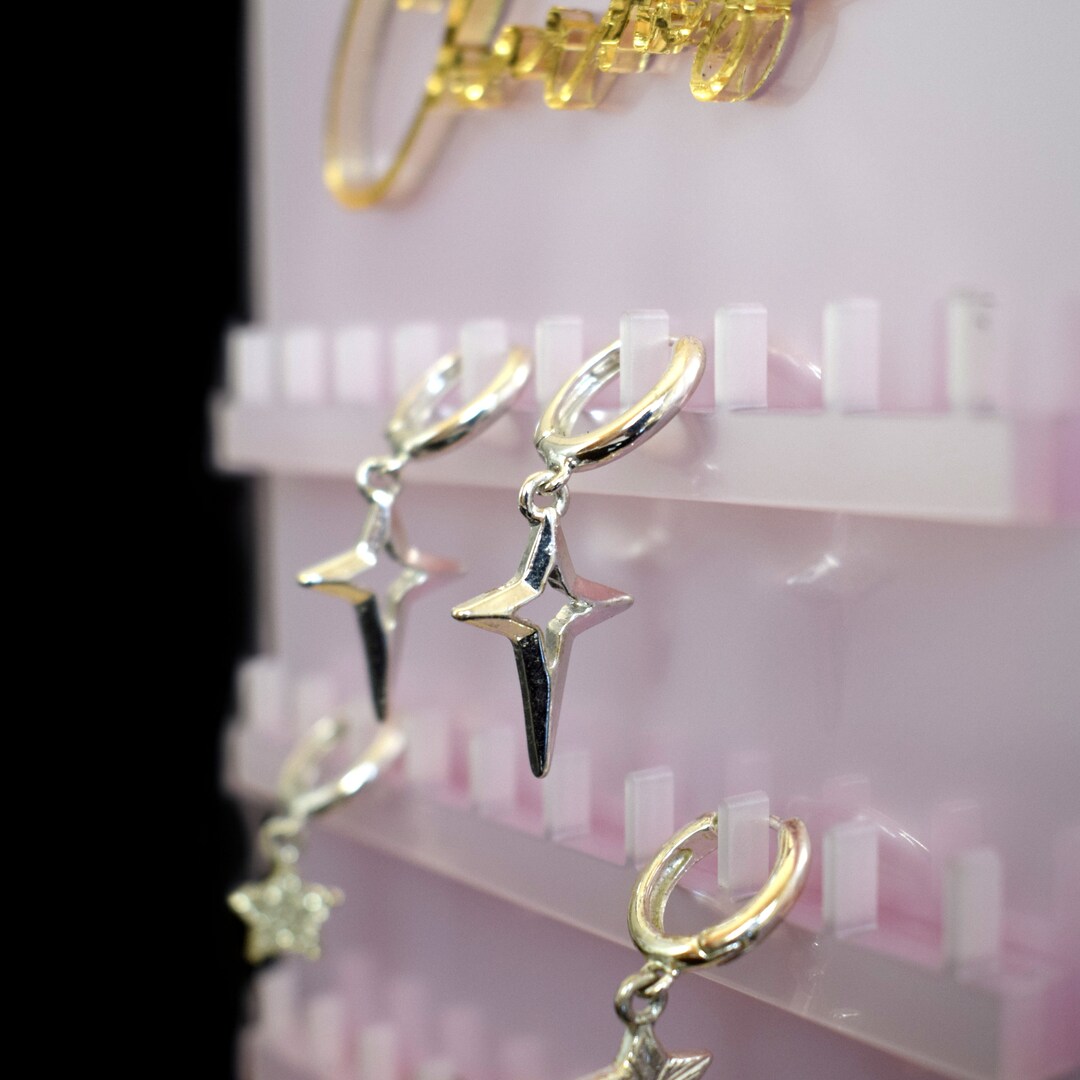 Custom Charm Bar Board, Bracelet Jewelry Display Stand, Pink Charm ...