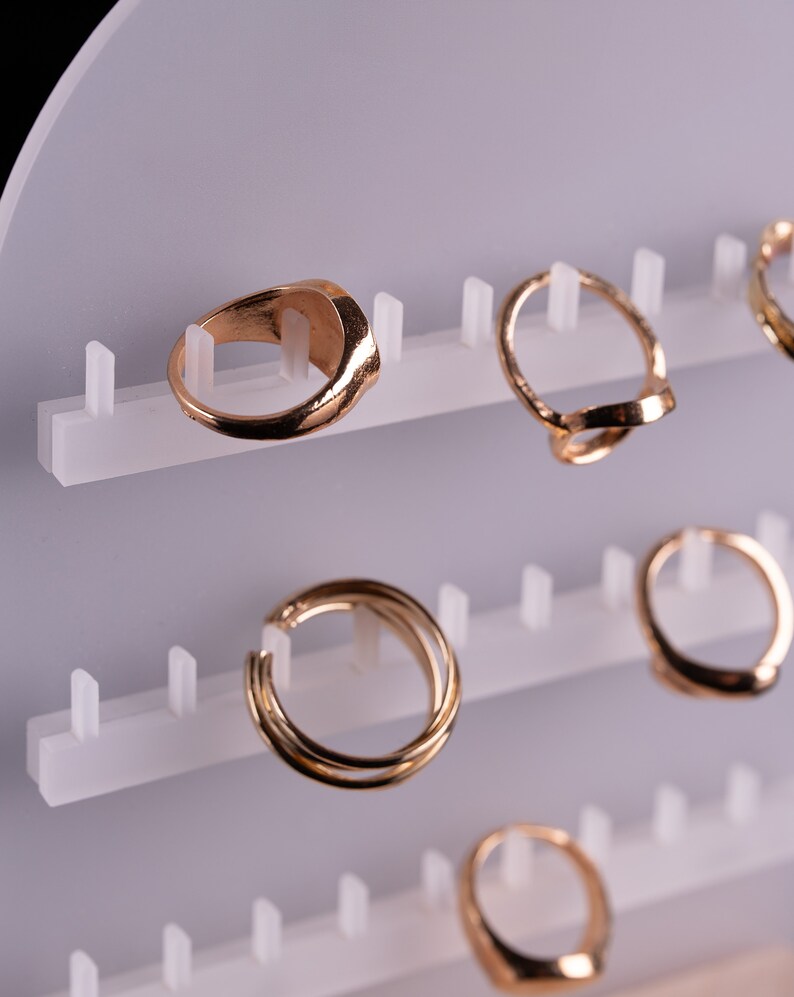 Acrylic Charm Holder, Frosted Charm Jewelry Display, Display for Cham Necklaces and Bracelets ...