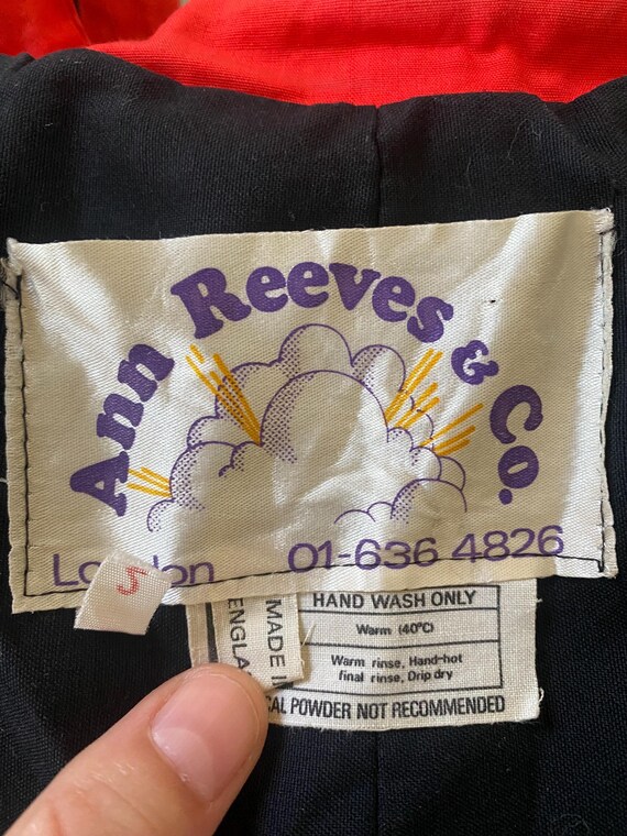 1970s does 1940s Ann Reeves and co vintage dress with… - Gem