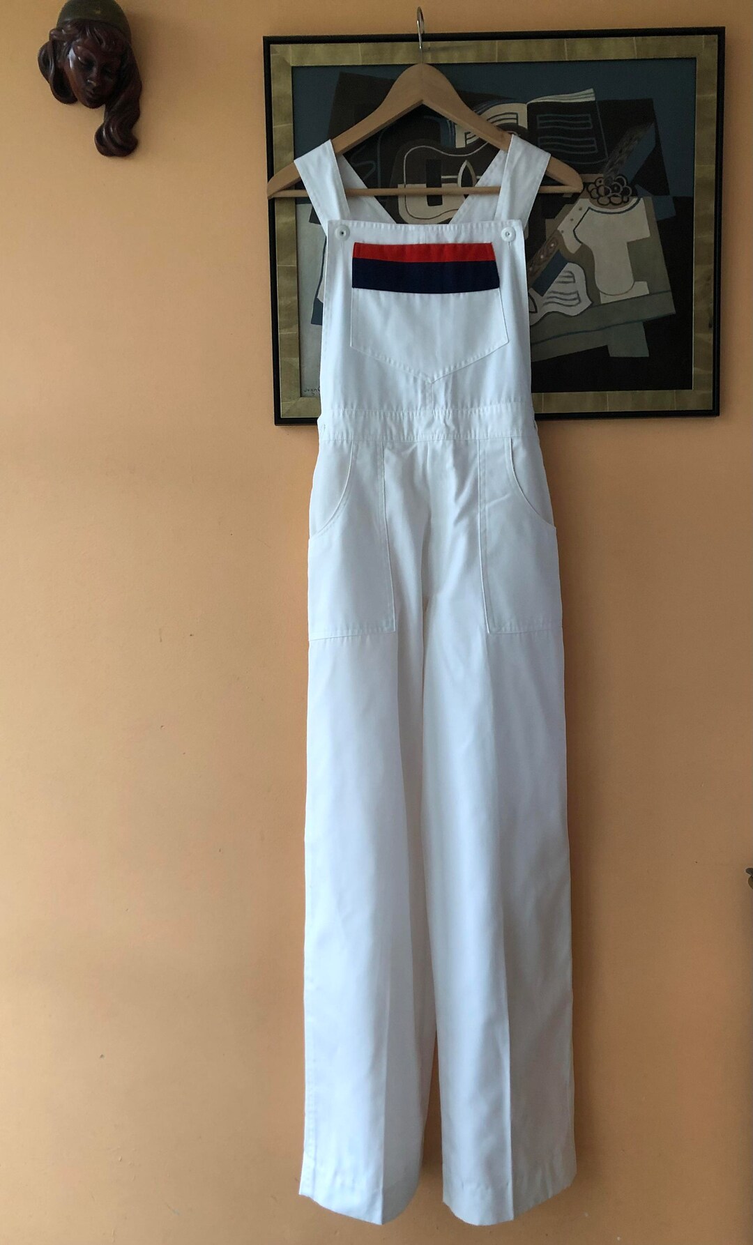 1976 Stirling Cooper White Shell Overalls Size Small - Etsy