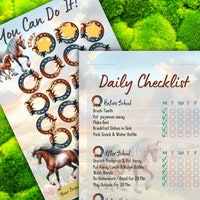 Dinosaur Chore Chart for Kids Fun Reward Tracker Daily Routine ...