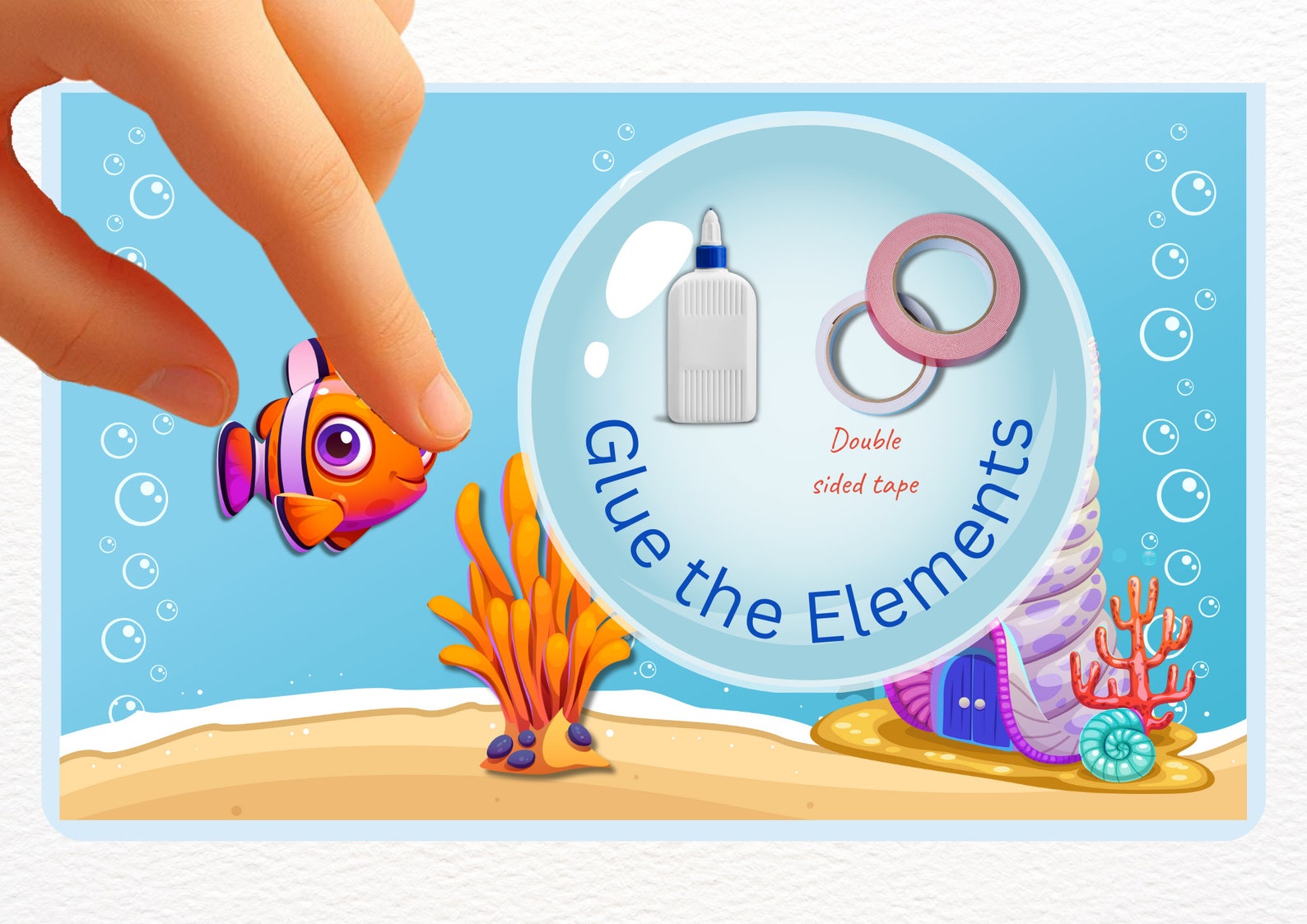 DIY Printable Small Aquarium Kit for Kids Create Your Own Fish Tank ...