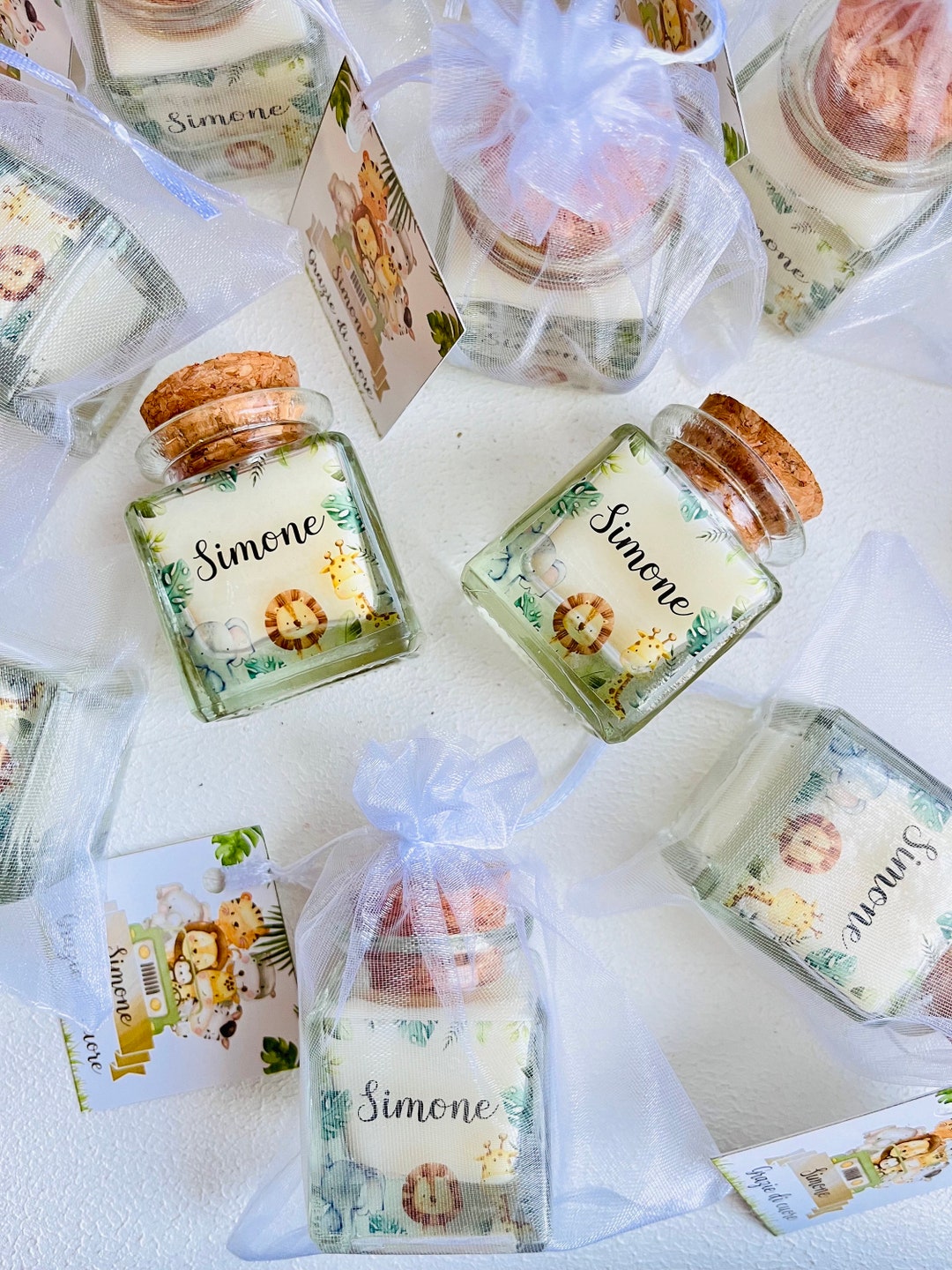 Personalized Candel Gift Baptism Favors for Guest, Wedding Candel Favor ...