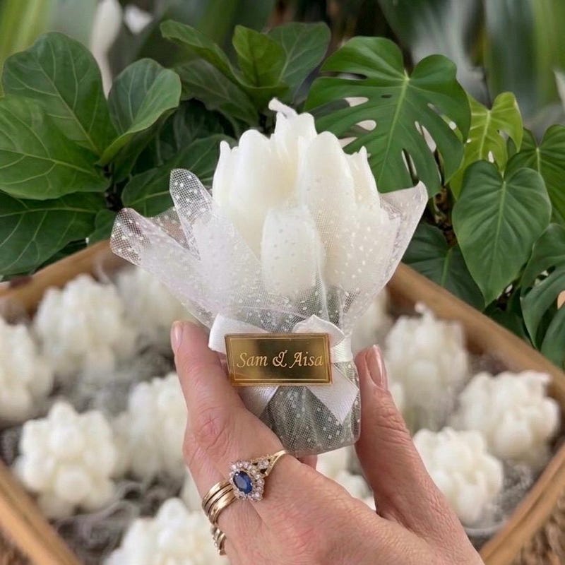 Tulip Bouquet Candles - Etsy