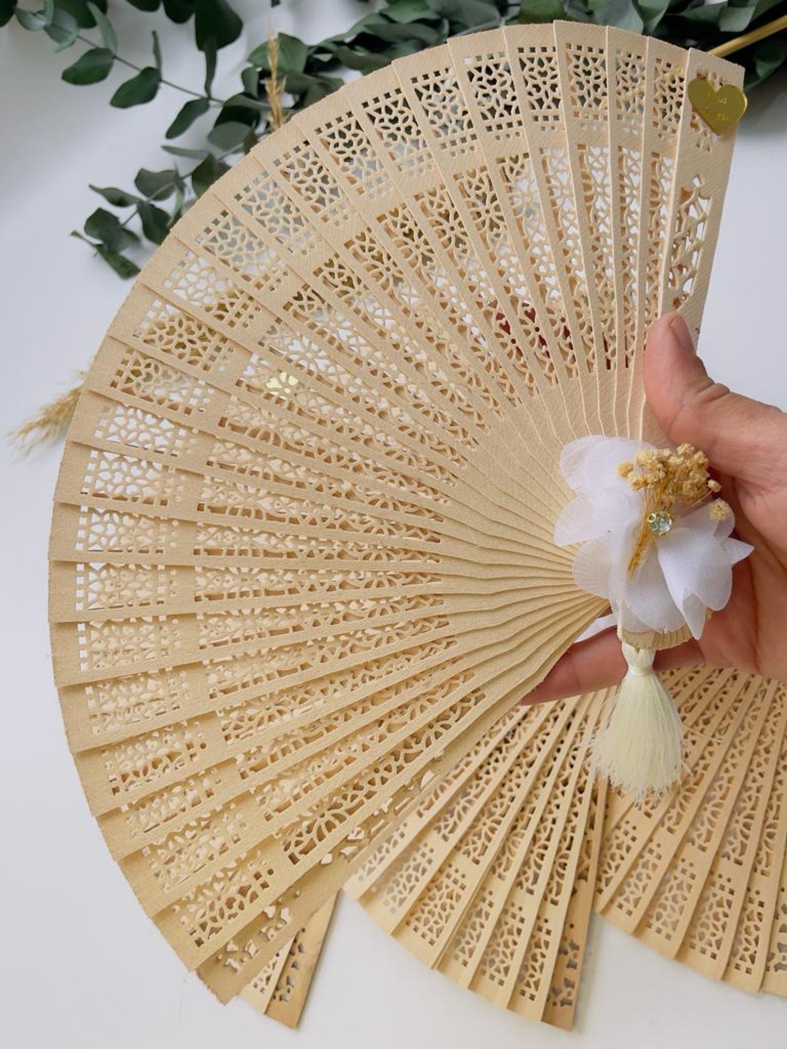 Personalized Natural Wooden Fan Gifts, Hand Fan for Wedding Gift ...