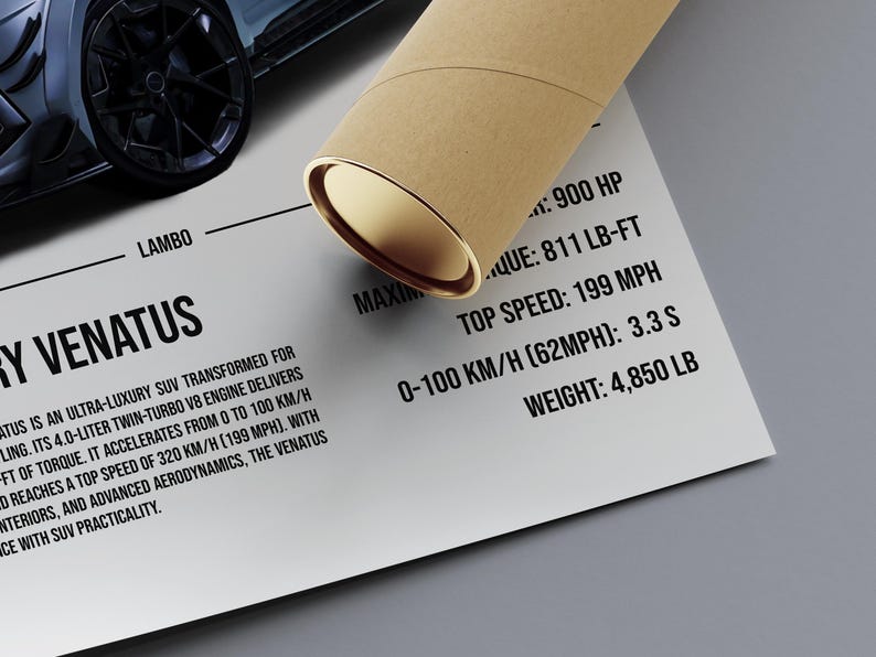 Lamborghini Urus Mansory Venatus Poster Car Print, Digital Download ...