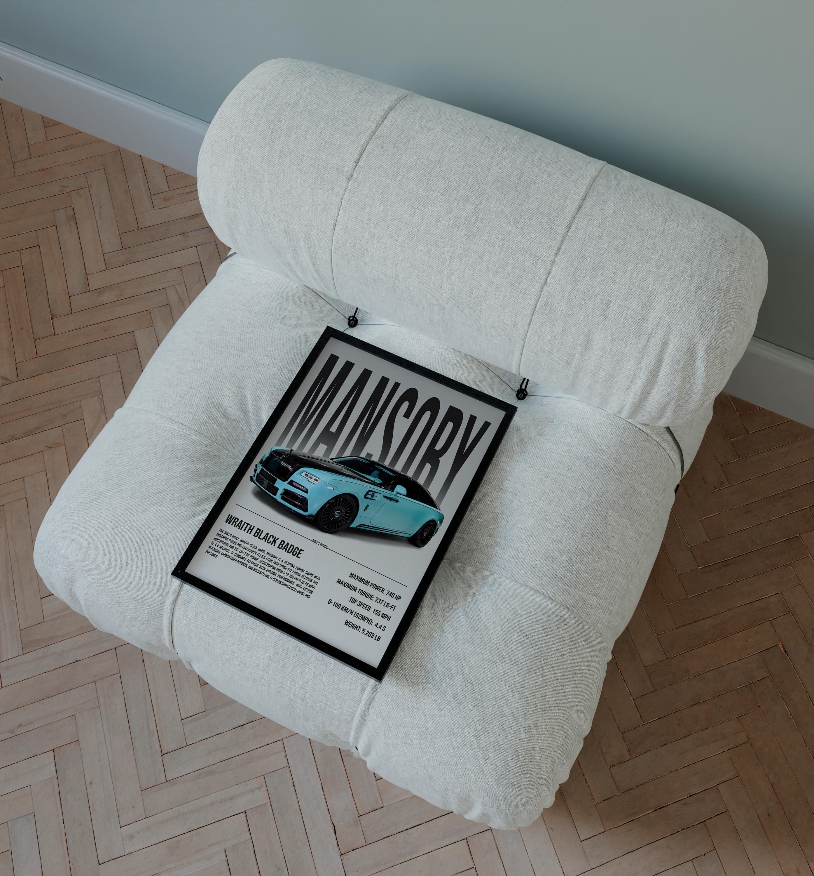 Rolls Royce Wraith Black Badge Mansory Poster Car Print, Digital ...