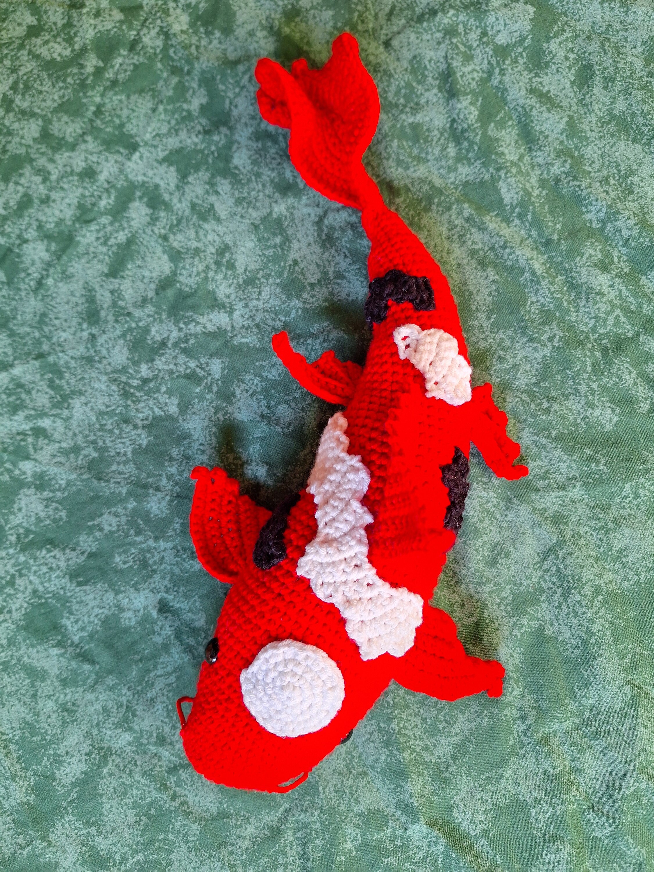 Red Koy Carp Plush Amigurumi Fish - Etsy