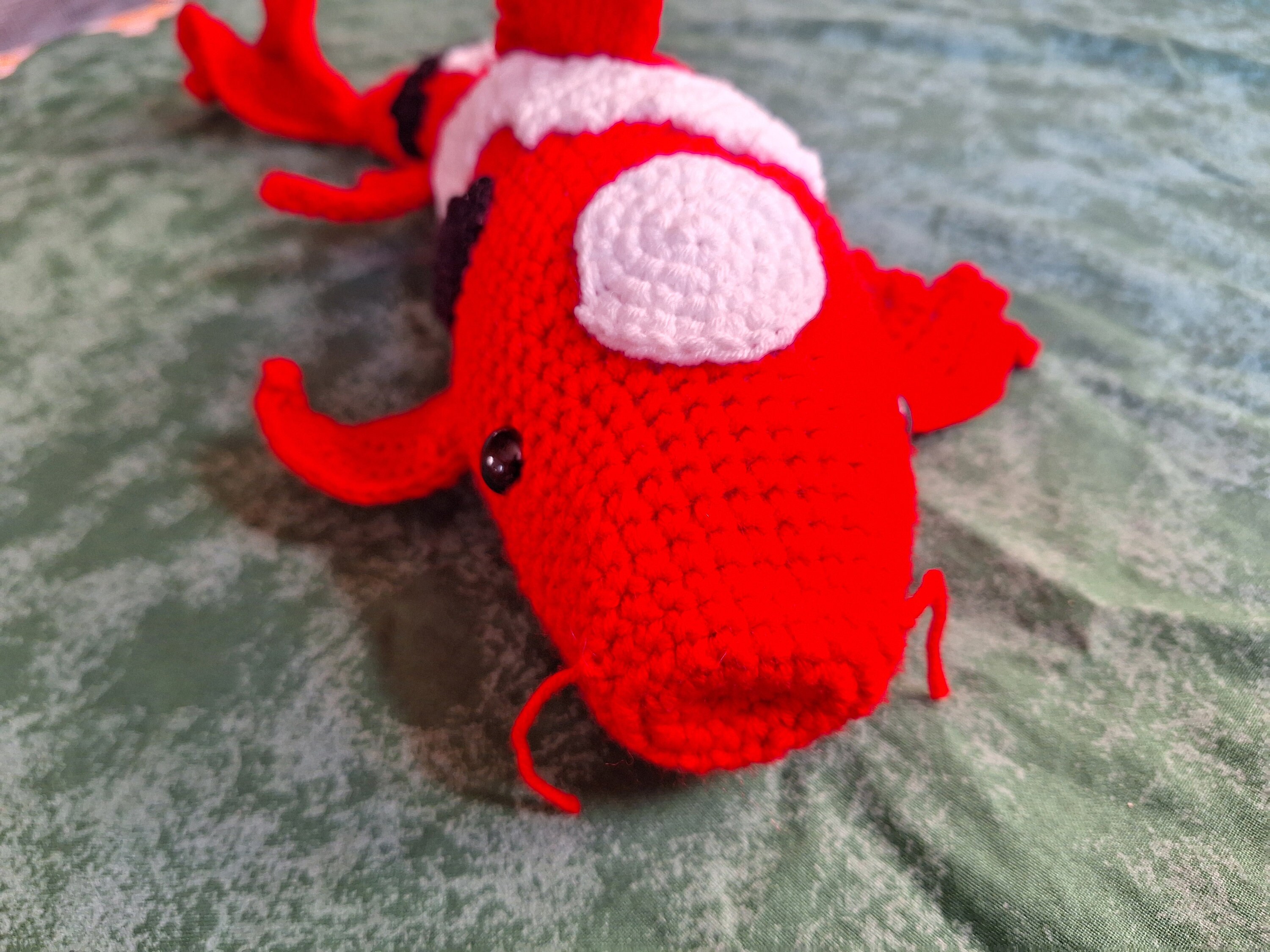 Red Koy Carp Plush Amigurumi Fish - Etsy