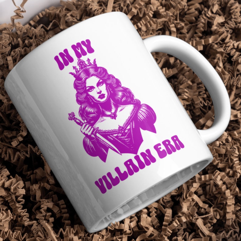 In My Villain Era Sticker , PNG SVG File, Trendy Vintage Evil Queen Design, Book Lover Gift ...