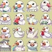 Cute Kawaii Goose Emote Bundle Twitch, Youtube, Discord Emotes, White ...