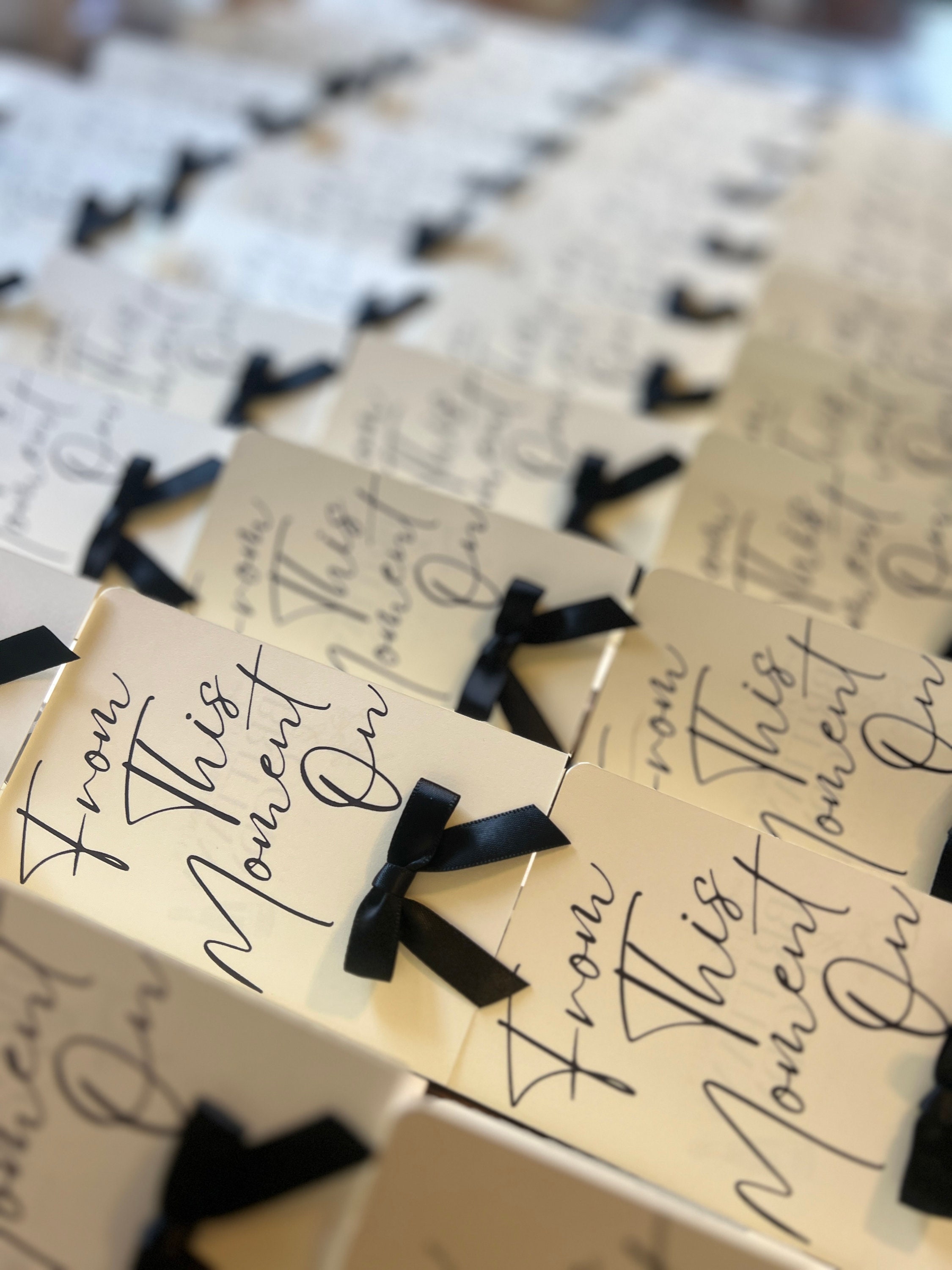 RIBBON Custom Hotel Key Card Holders for Weddings and Events pocket ...