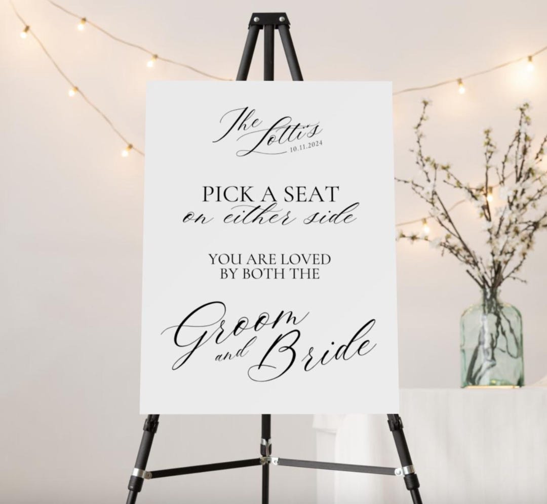 Custom Foam Board Sign for Weddings and Events - Etsy