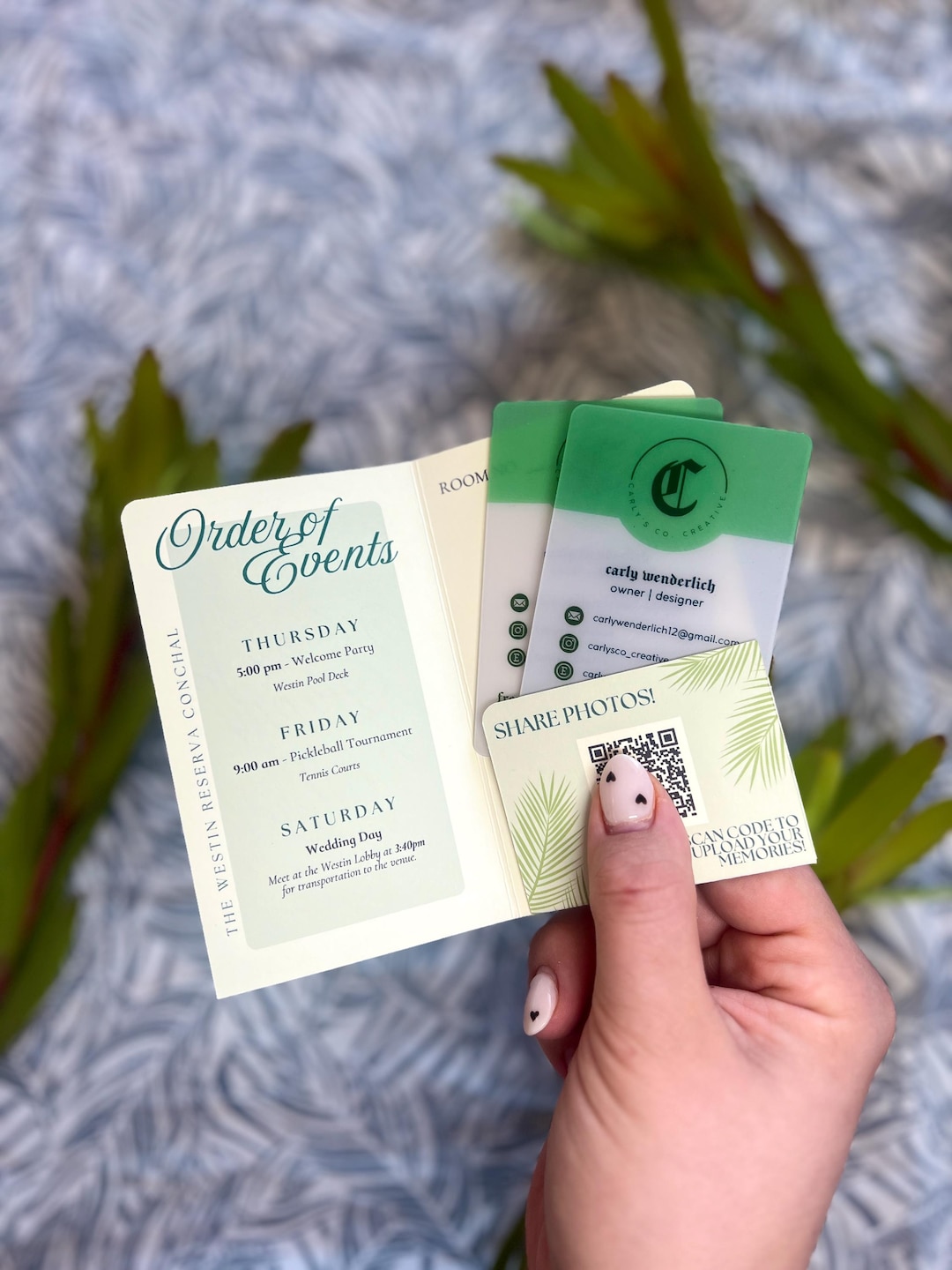 Custom Hotel Key Card Holders for Weddings and Events (pocket Card ...