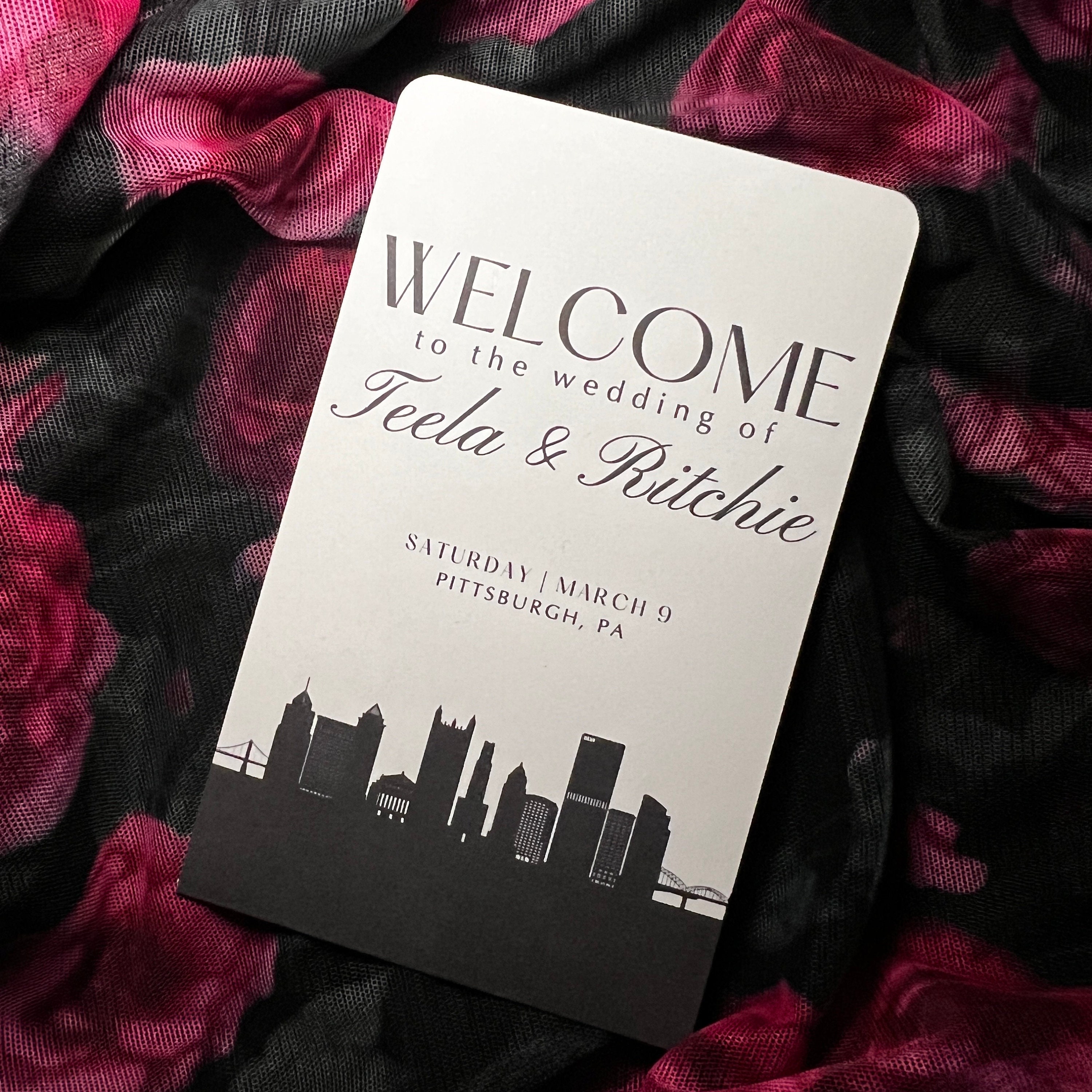 NEW SLEEVE STYLE: Custom Hotel Key Card Holders for Weddings and Events ...