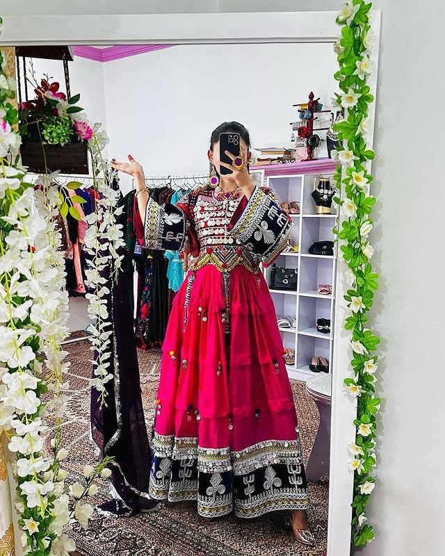 Afghan Cloth Afghan Dress Vintage Afghan New Design Afghan Kuchi Girl ...