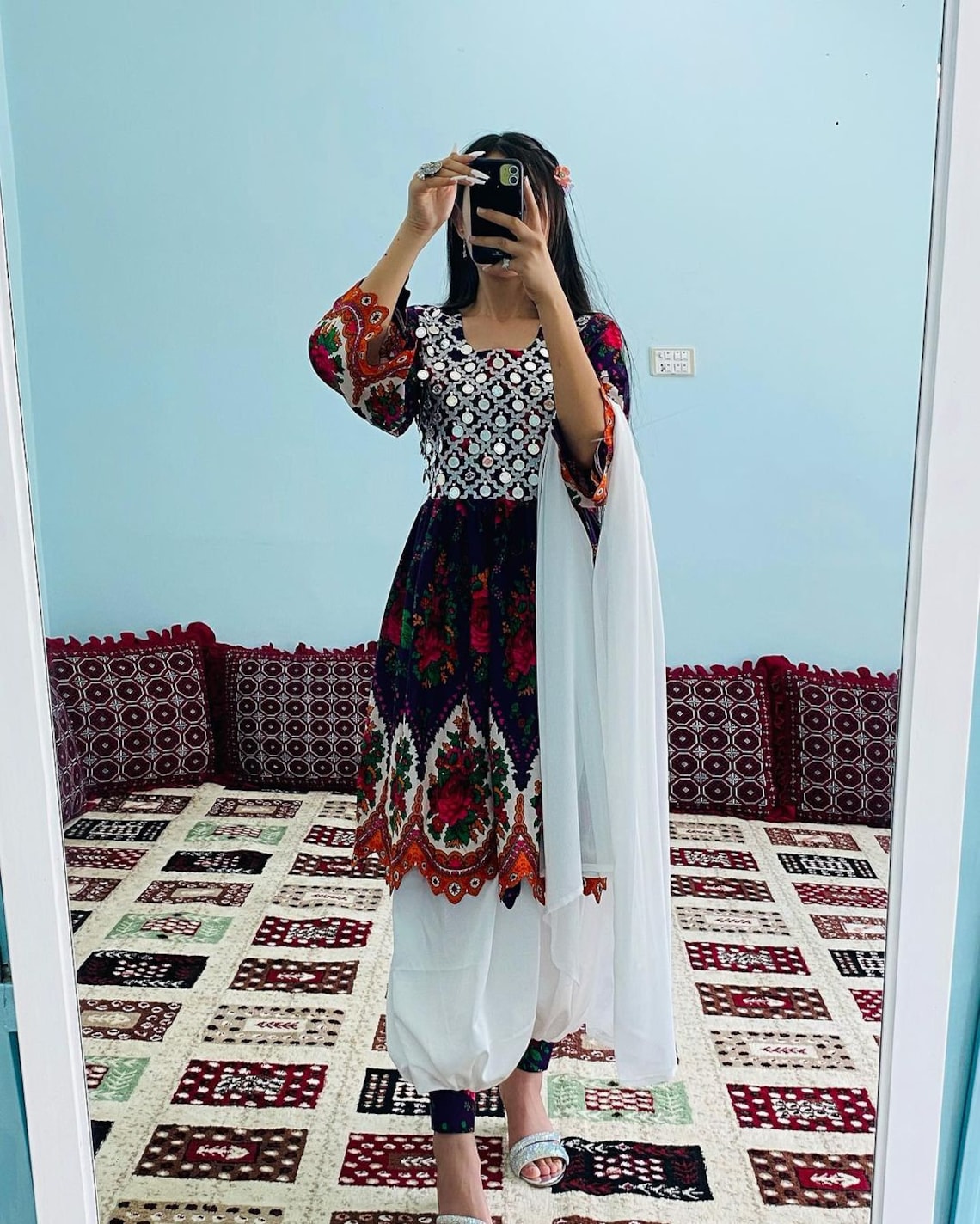 Hazara Afghan Dress Hazara Afghan Traditional Home Wear Afghan Cloth ...