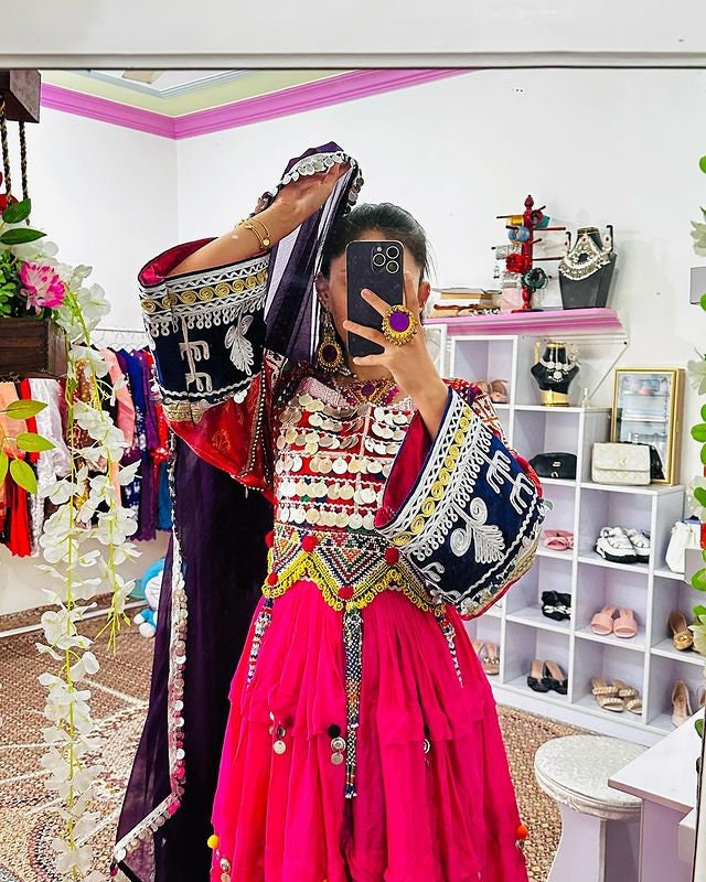Afghan Cloth Afghan Dress Vintage Afghan New Design Afghan Kuchi Girl ...