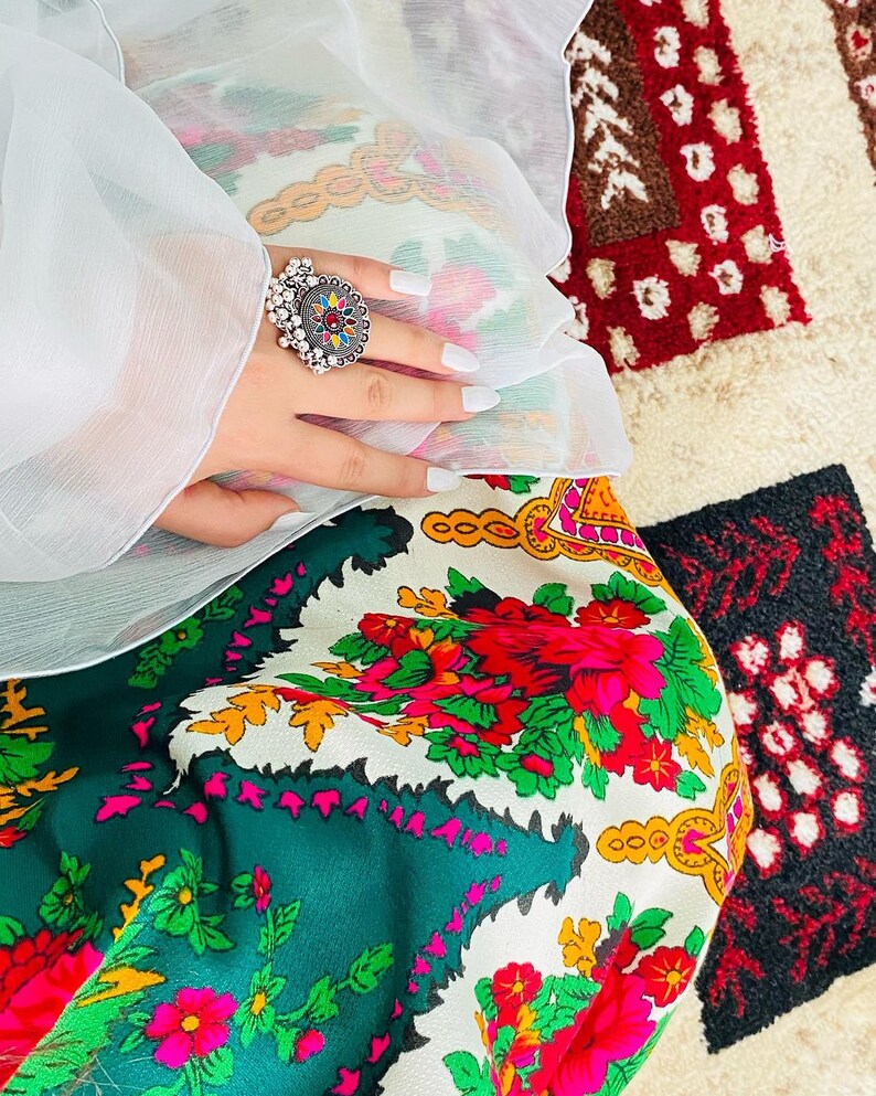 Hazara Girl Afghan Dress Hazara Afghan Traditional Home Wear Afghan ...