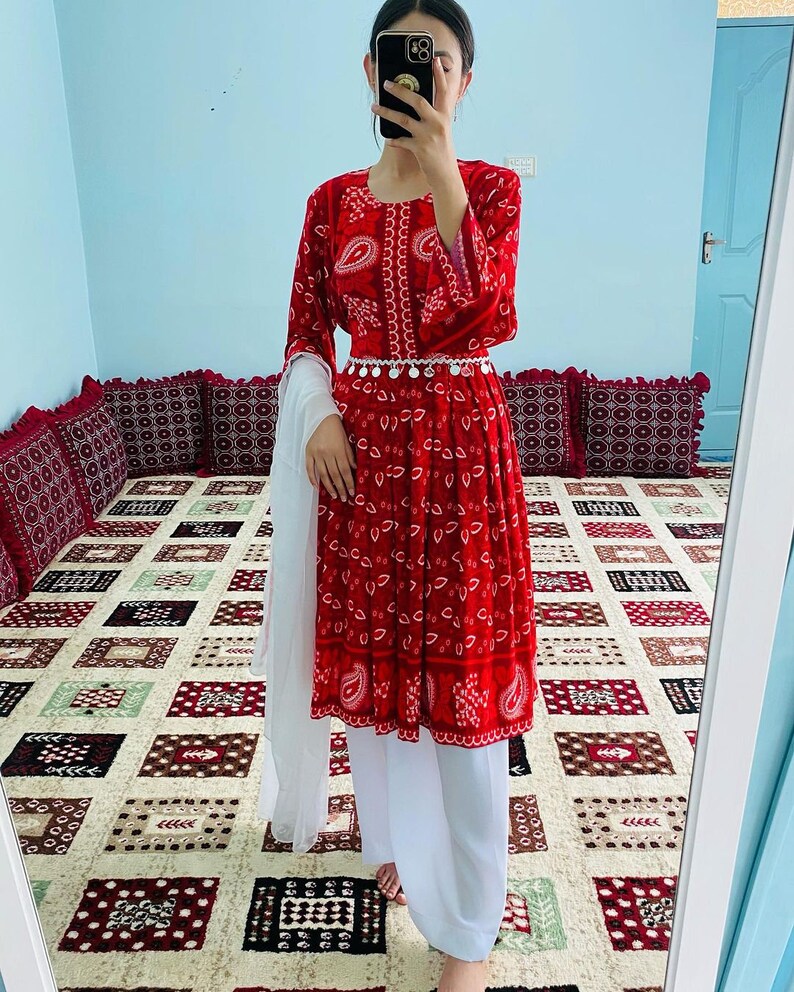 Afghan Hazara Dress Hazara Afghan Traditional Home Wear Afghan Cloth ...