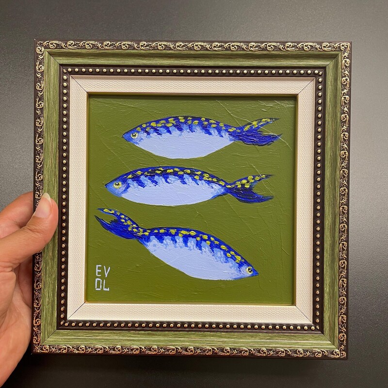 Acrylic Painting Fisherman - Etsy