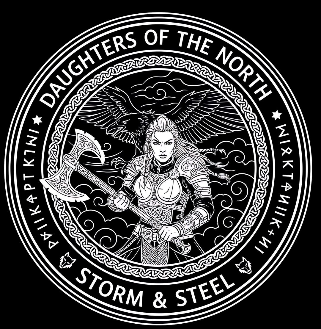 Valkyrie Hoodie - Daughters of the North | Viking Warrior Woman ...
