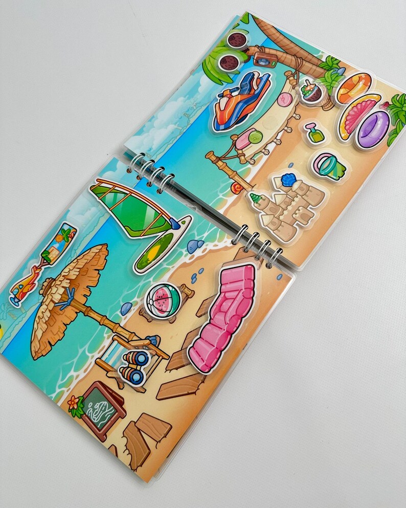 Tropical Alien Activity Book Gift Set | Handmade Interactive Book ...