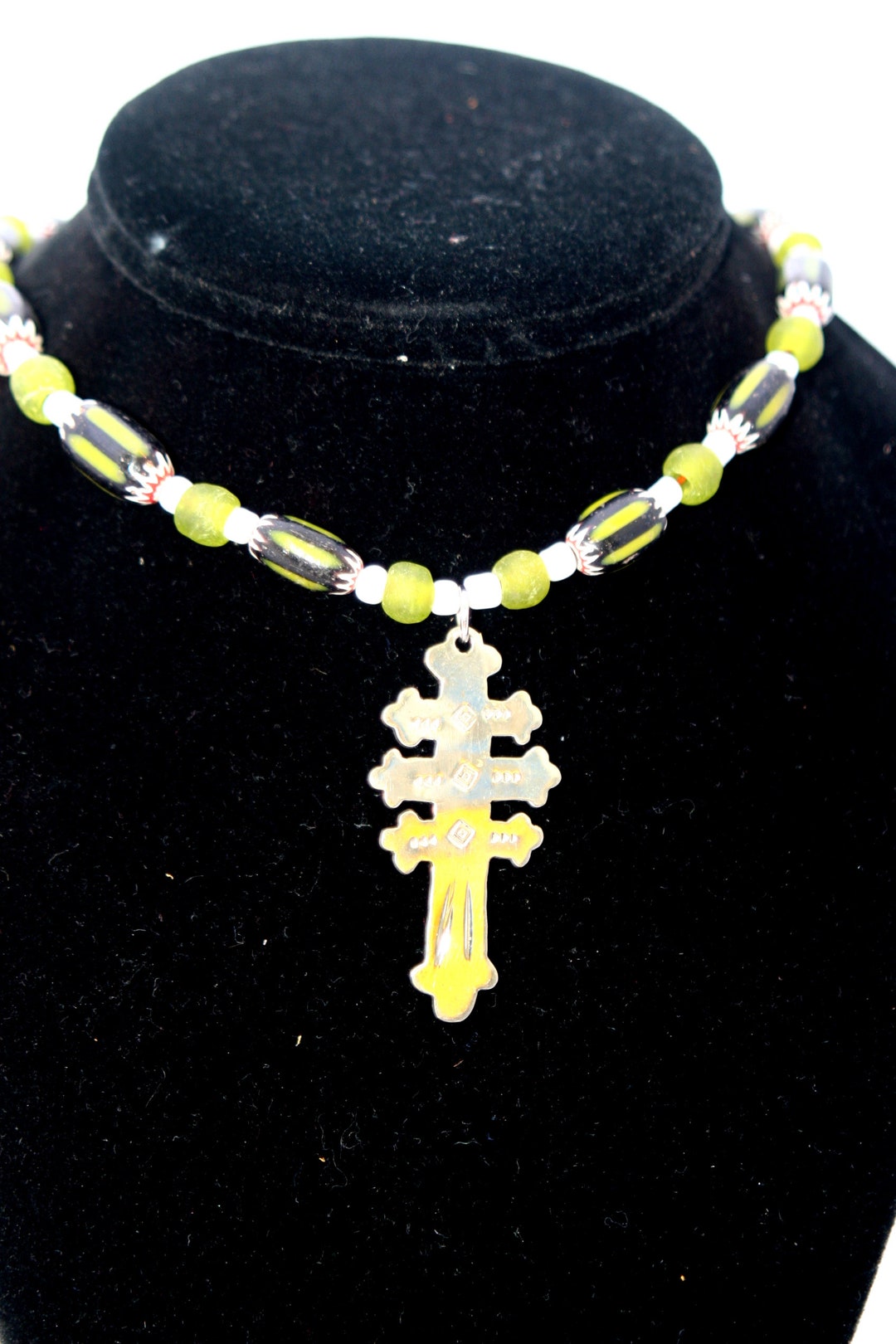 3 Bar Cross W Lanyard - Etsy