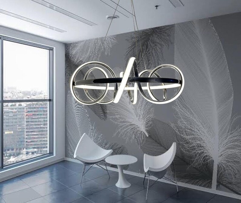 Sparkling Led Chandelier - Etsy