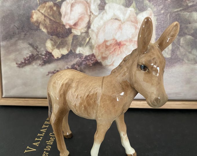 Vintage Beswick Donkey Figurine - Etsy