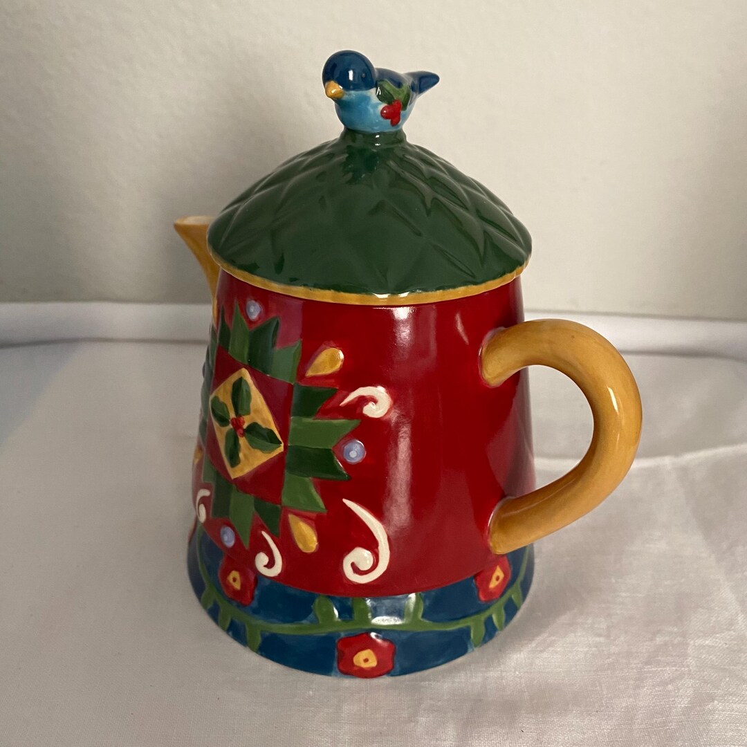 Heartwood Creek by Jim Shore Bird Decorative Tea Pot - Etsy