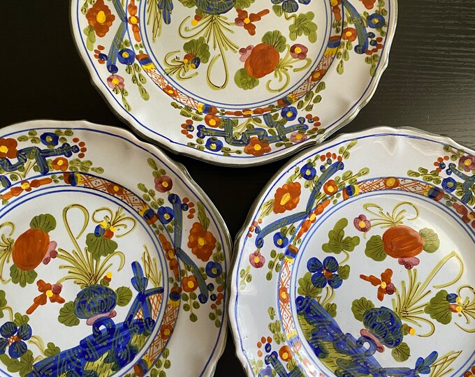 3 Italian Garofano Pattern Plates - Etsy