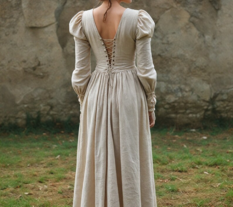 Medieval Renaissance Fairy Dress | Retro LARP Gown for Her | Elegant ...