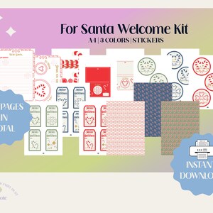 Letter for Santa, Santa Letter Kit, Letter for Santa Printable, Gift ...