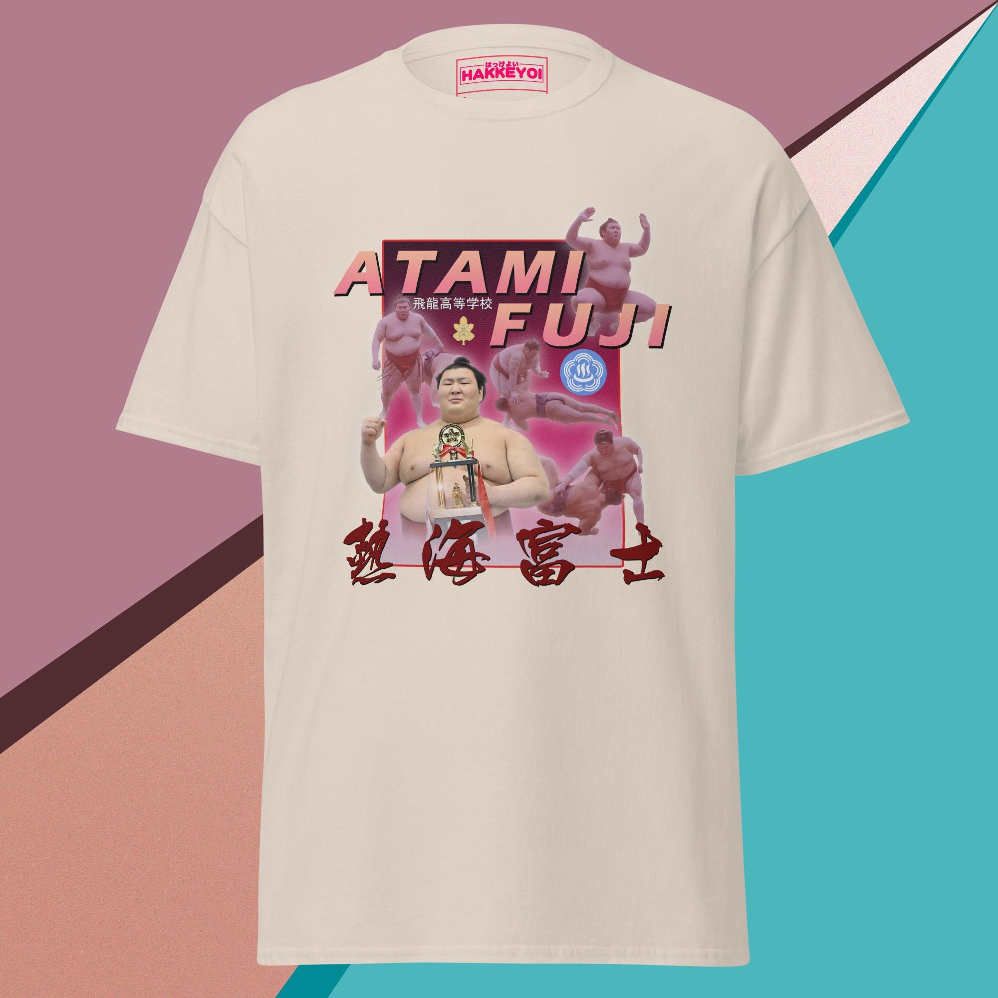 Atamifuji Sumo T-shirt (light Color Variant) - Etsy