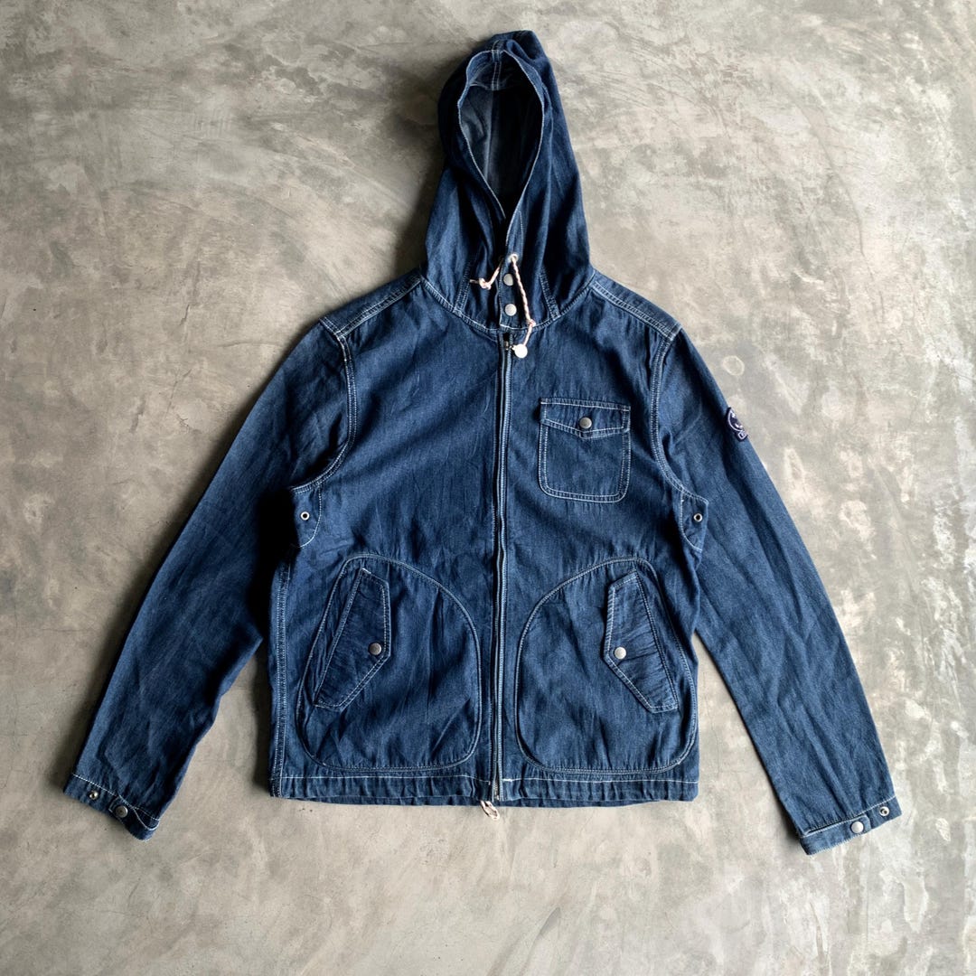 Fidelity Marine Parka Denim Jacket Japan - Etsy