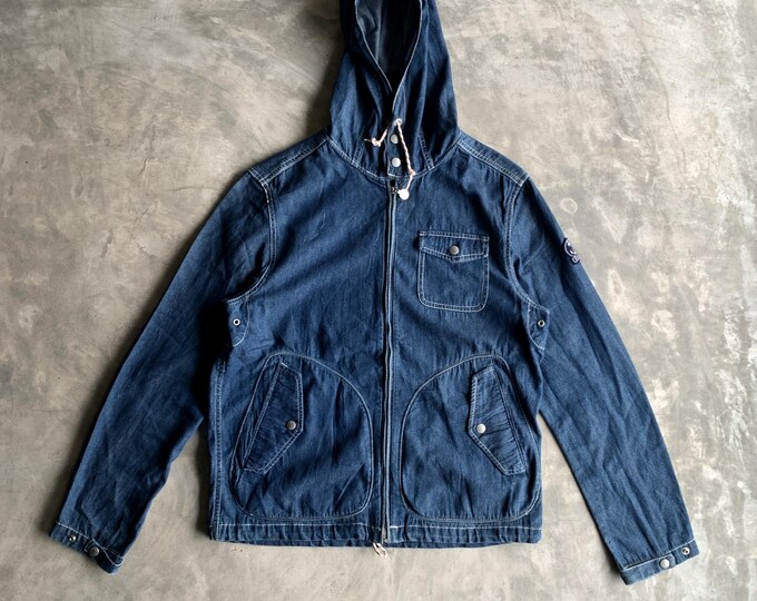 Fidelity Marine Parka Denim Jacket Japan - Etsy