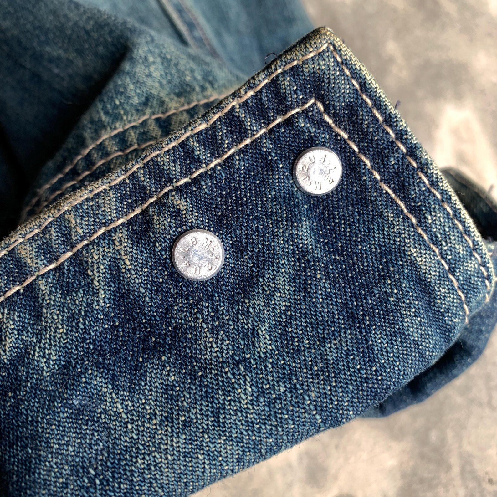 Rare Denim Chore Coat 'US Naval' Washed Beautiful Fade Jacket - Etsy