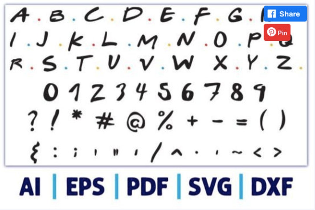 Friends Fonts Friends Font SVG Friends Digital Fonts Friendship Font ...