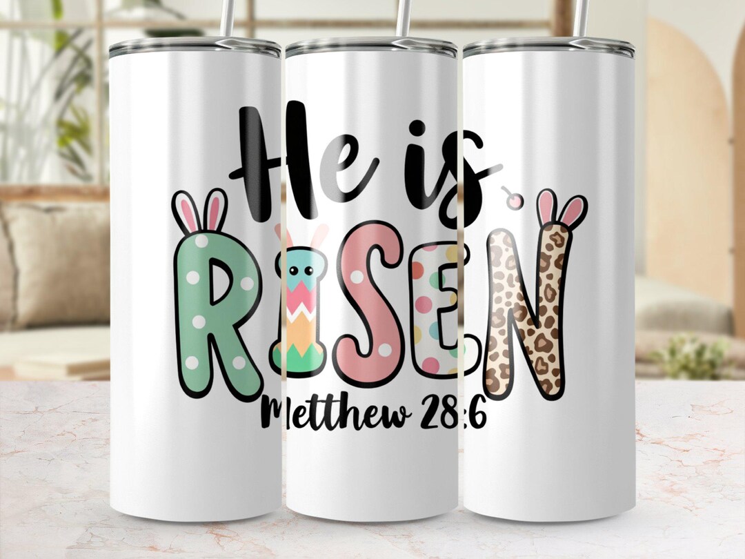Easter He is Risen Matthew 28 6 Printable Wall Art Digital Download ...